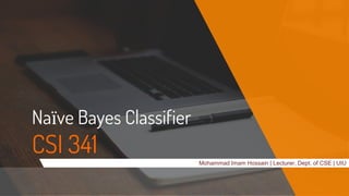 AI 10 | Naive Bayes Classifier | PDF