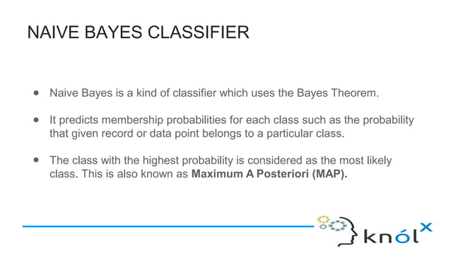 NAIVE BAYES CLASSIFIER | ODP