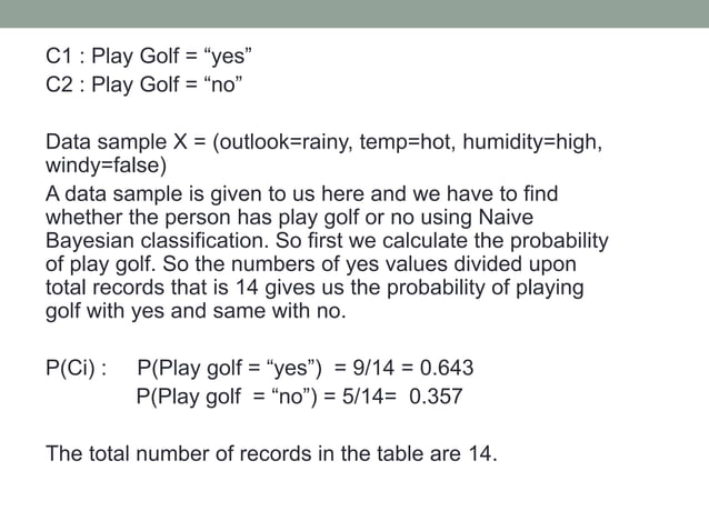 Naive bayesian classification | PPT Naive bayesian classification | PPT