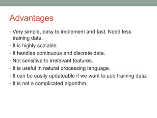Naive bayesian classification | PPTX