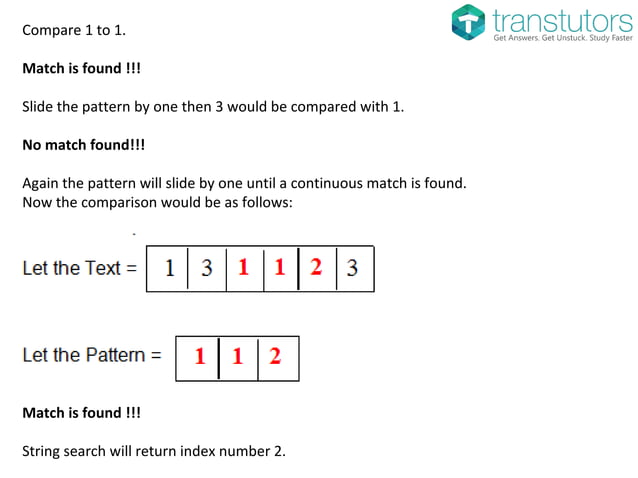 Naive String Matching Algorithm | Computer Science | PPT Naive String Matching Algorithm | Computer Science | PPT