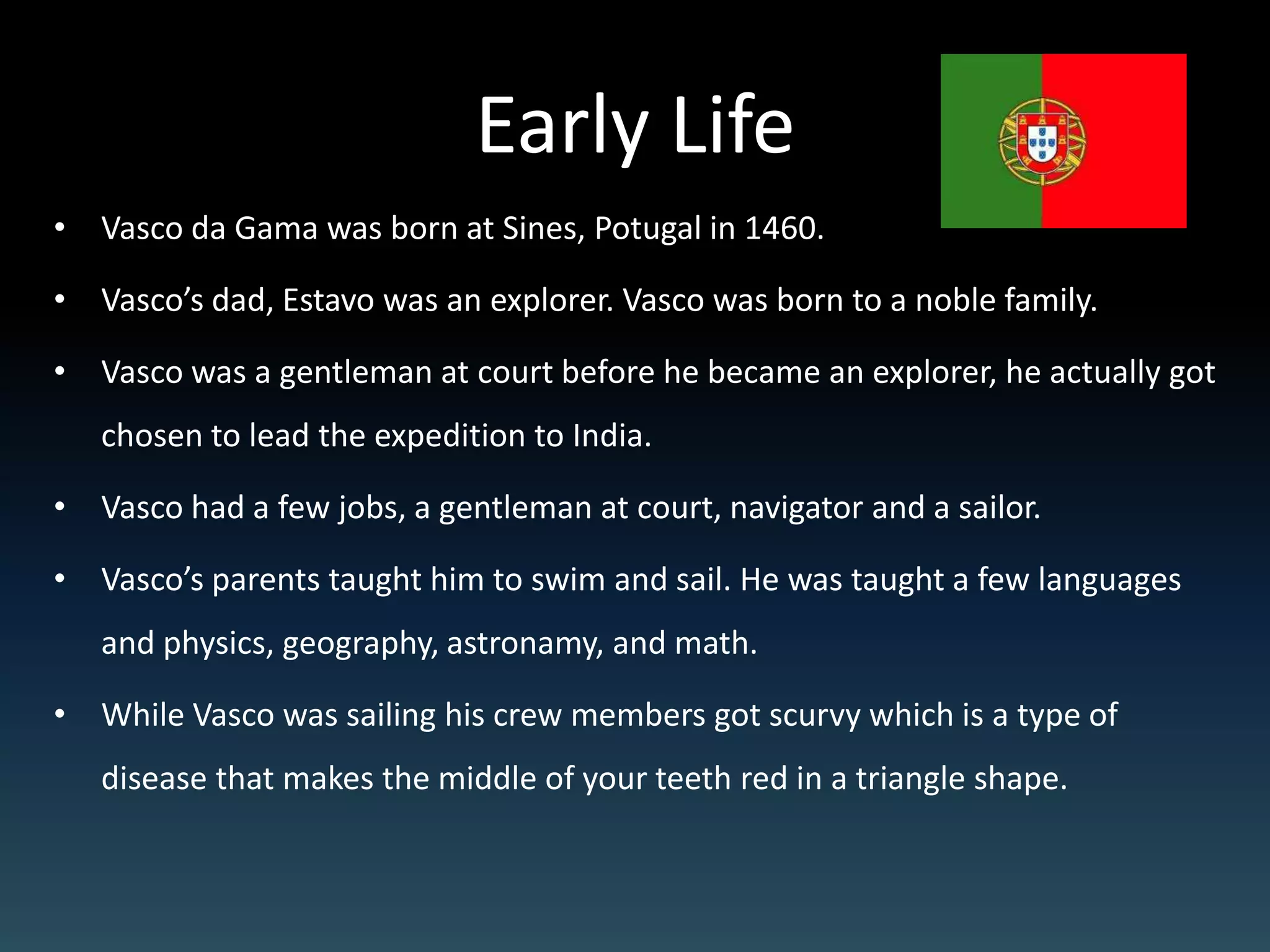 Vasco da Gama by Najah and calvin | PPTX | Adventure Travel | Travel Type