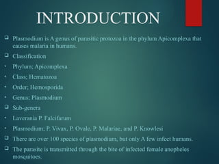 NAJIB BALA, PLASMODIUM PARASITE PRESENTATION.pptx