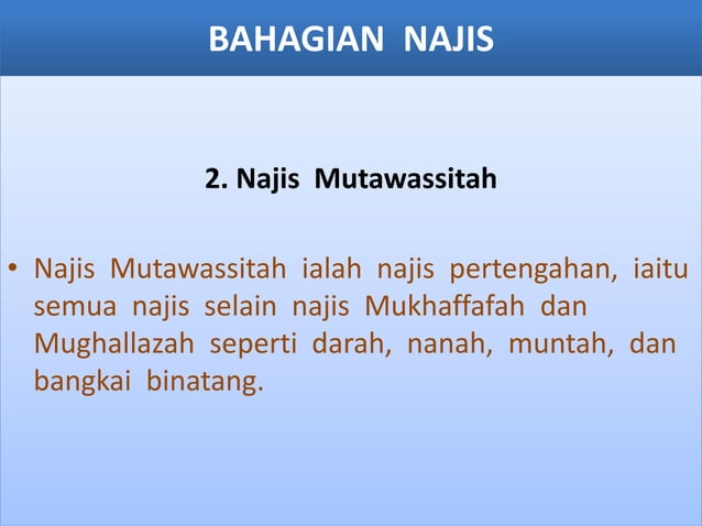 BAHAGIAN NAJIS | PPTX