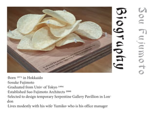 Ania Jaworska Sou Fujimoto Object Design Midterm | PDF