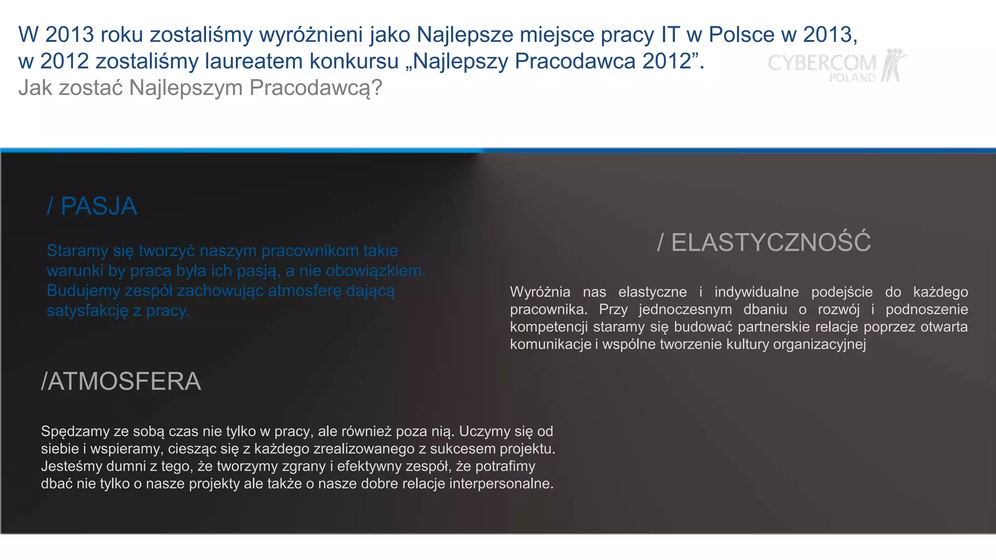 Najlepsze miejsce pracy w IT | PPTX