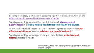 Epidemiologi Sosial -Pengantar (Social Epidemiology-An Introduction) | PDF