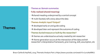 Analisa Tematik (Thematic analytic) | PPTX
