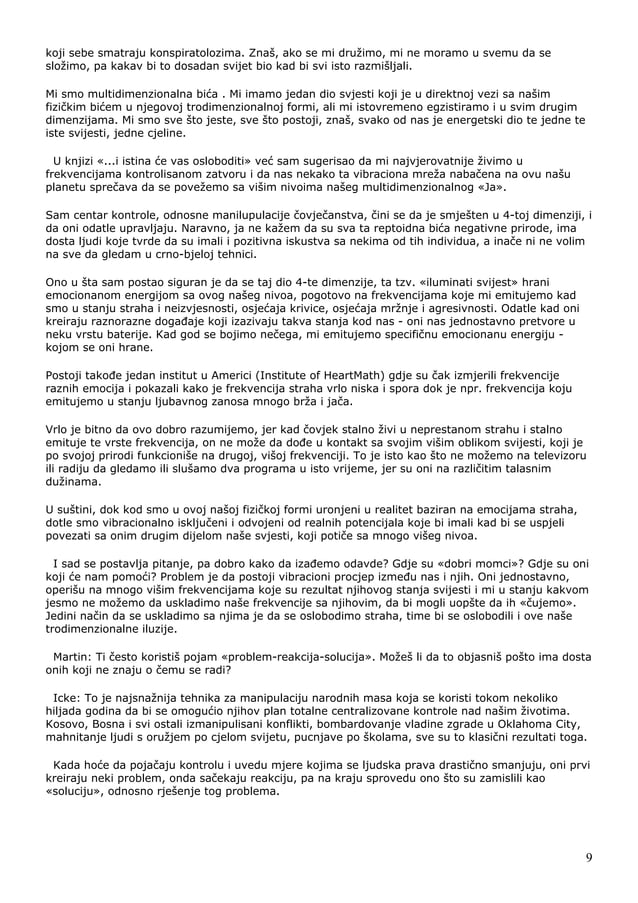 Najveca tajna Intervju -Dejvid Ajk | PDF