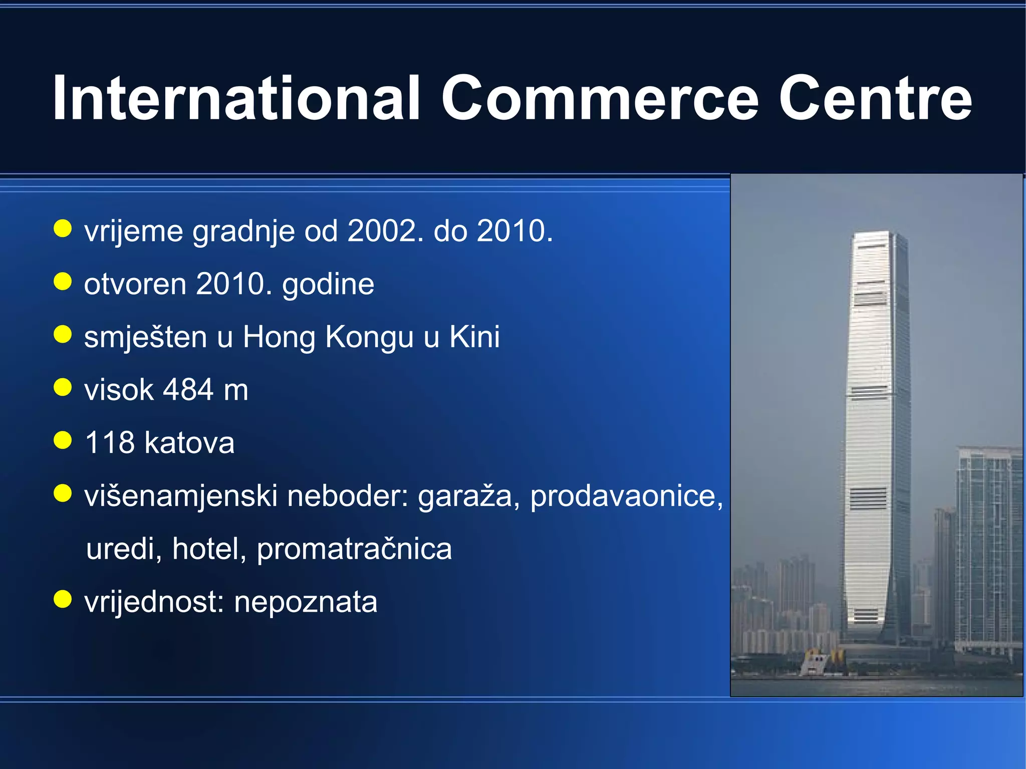 Najviši neboderi na svijetu | PPT