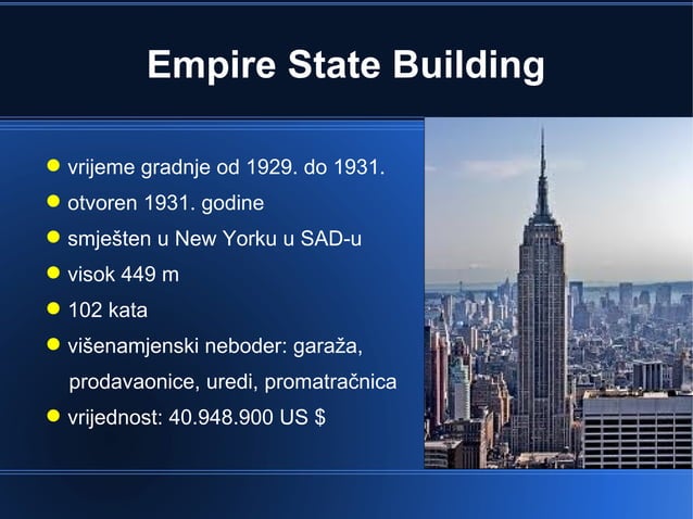 Najviši neboderi na svijetu | PPT