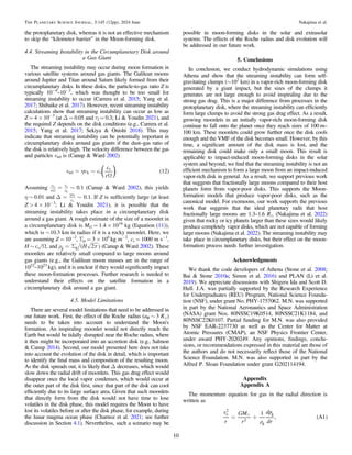 The Limited Role of the Streaming Instability during Moon and Exomoon ...