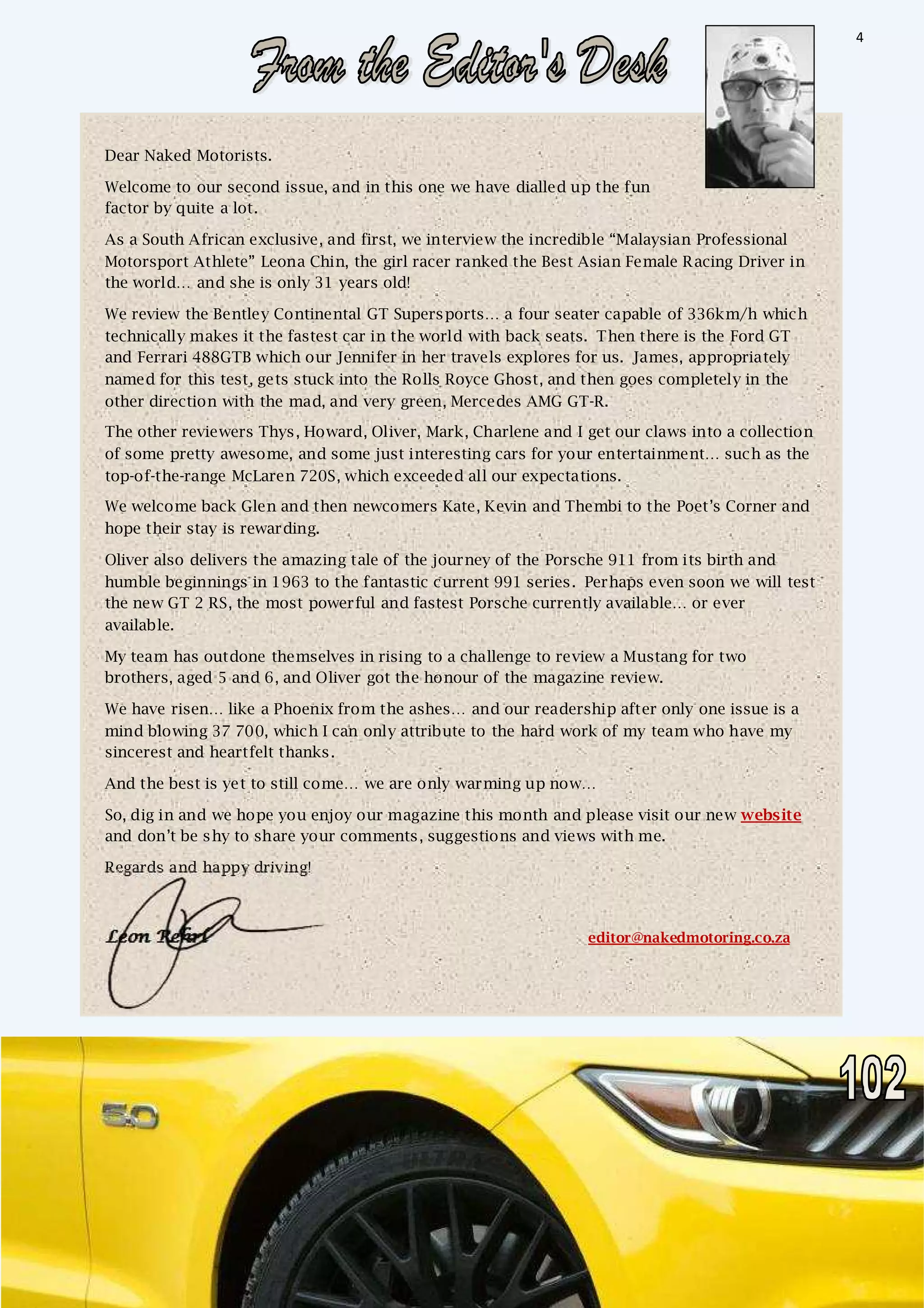 Naked motoring magazine NOV 2017 LEONA CHIN Page 26-29 | PDF