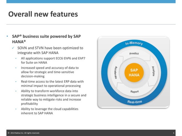 New features in SAP Talent Visualization by Nakisa | PPT