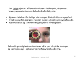 Nakkesmerter og øjenfejl | PPTX