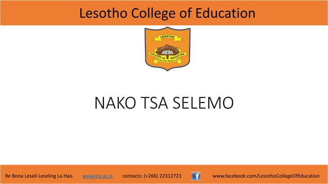 Nako tsa selemo | PPTX