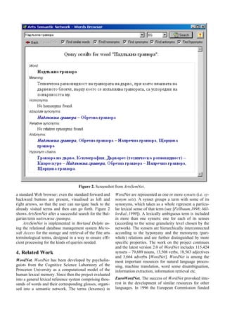 Atanassova I., Nakov S., Nakov P., ArtsSemNet: From Bilingual Dictionary to Bilingual Semantic ...