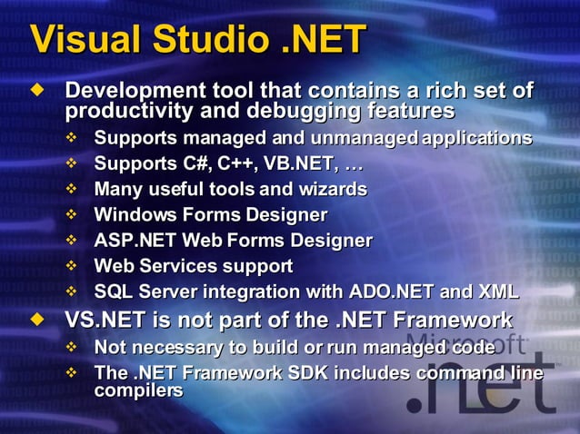 Nakov - .NET Framework Overview - English | PPT