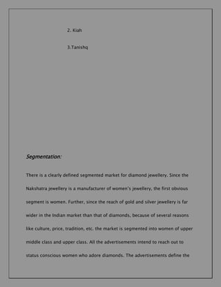 Nakshatra jewelry segmentation,targeting,positioning and key messaging ...