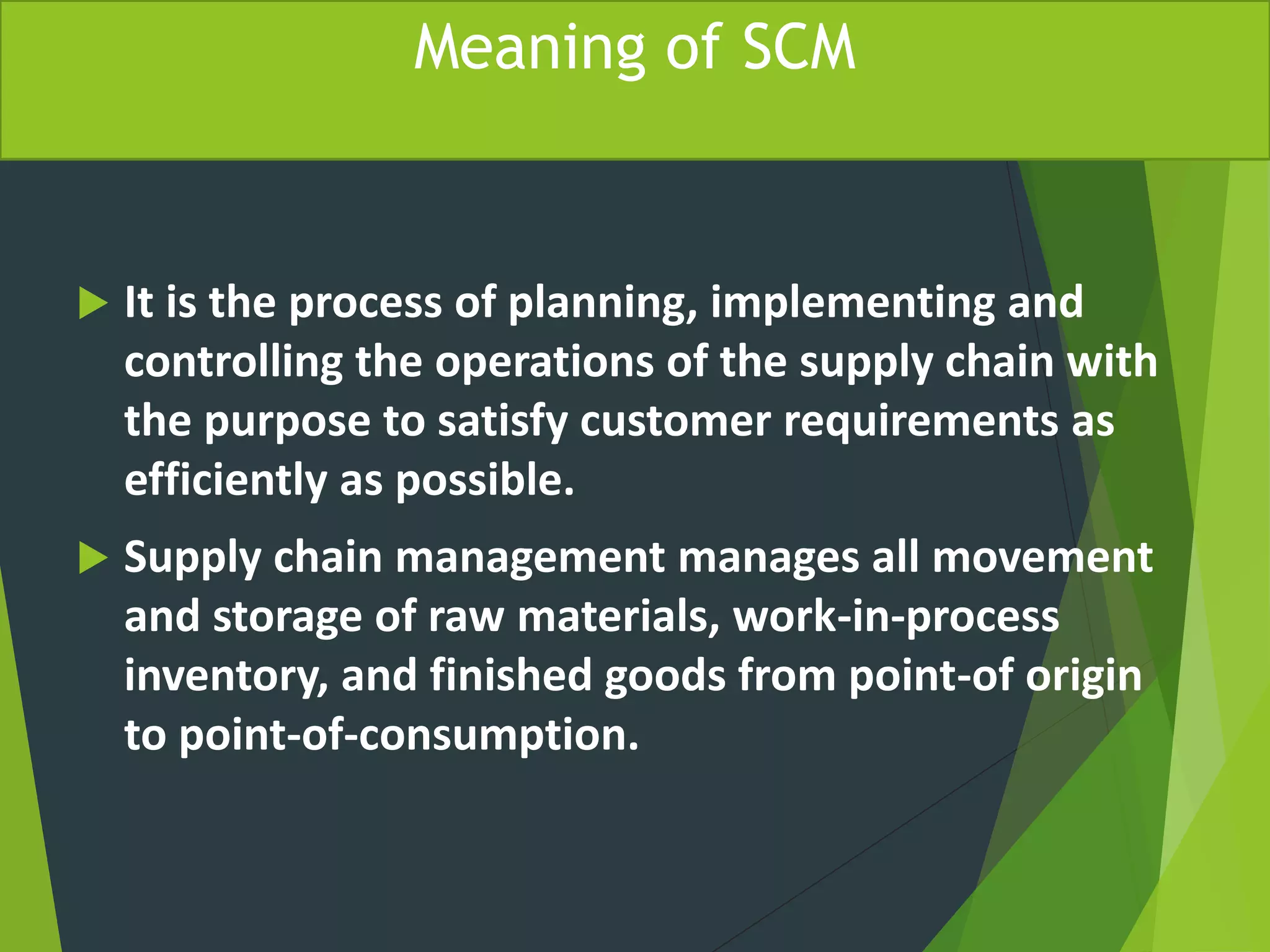 Supply Chain Management | PPTX