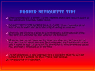 Nakyra hill proper netiquette 9 18-12 | PPT
