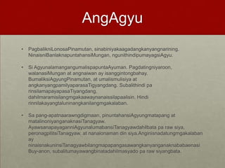 Nalandangan at agyu | PPTX