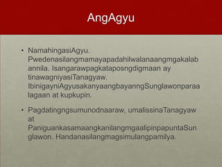 Nalandangan at agyu | PPTX
