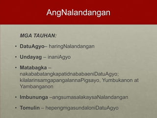 Nalandangan at agyu | PPTX