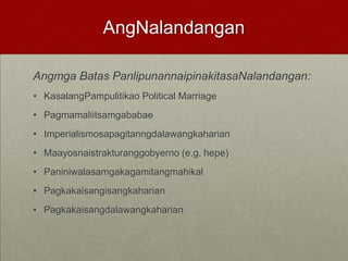 Nalandangan at agyu | PPTX