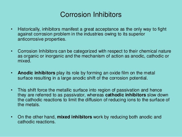 Nalcool 2000- An effective Corrosion Inhibitor