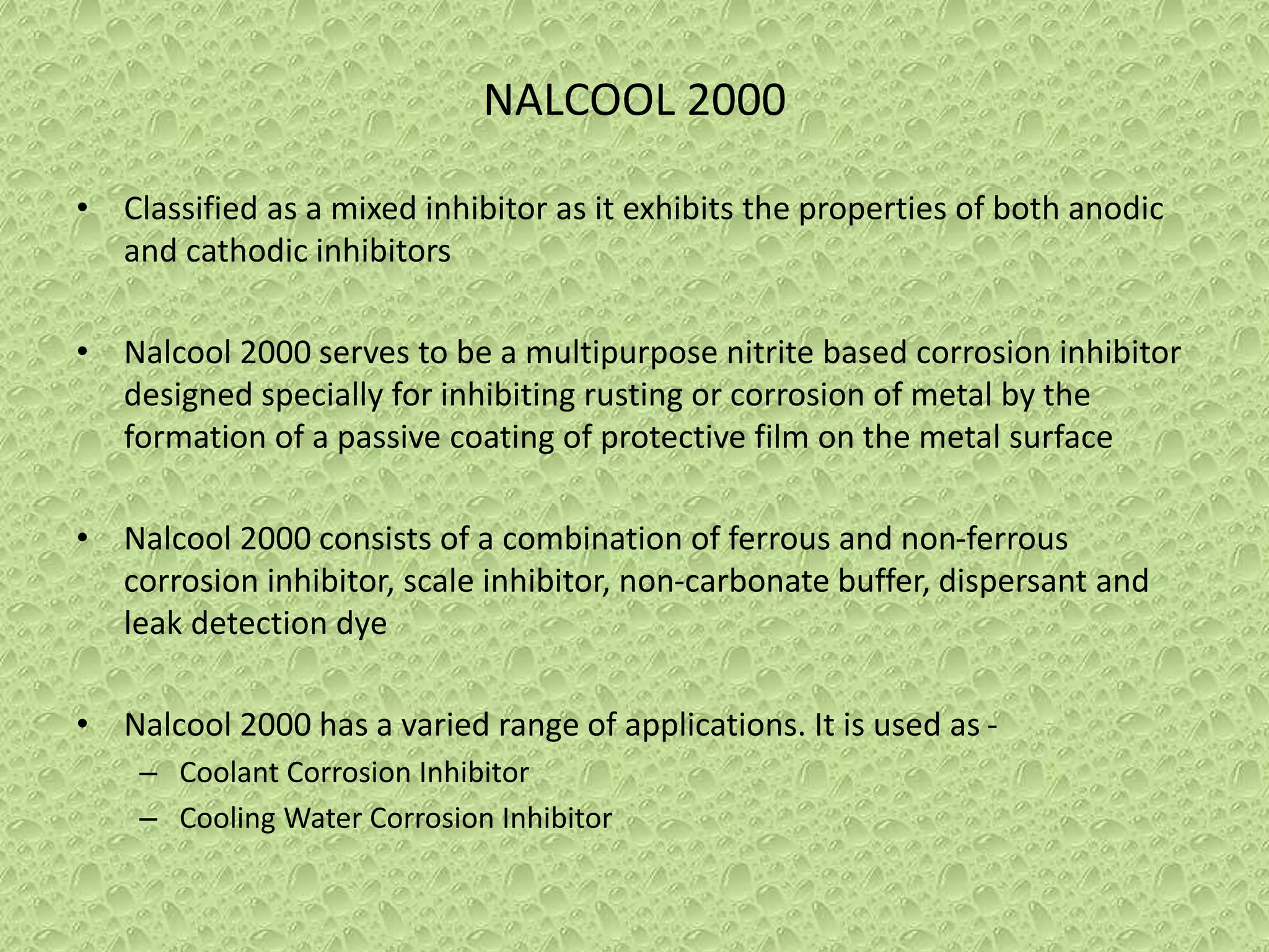 Nalcool 2000 | PPTX