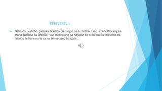 Na lebollo le sana le molemo.pptx