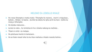 Na lebollo le sana le molemo.pptx