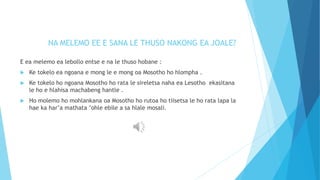 Na lebollo le sana le molemo.pptx