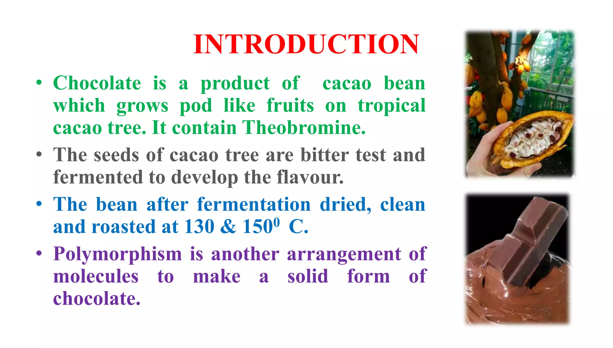 CHOCOLATE ANALYSIS | PPTX