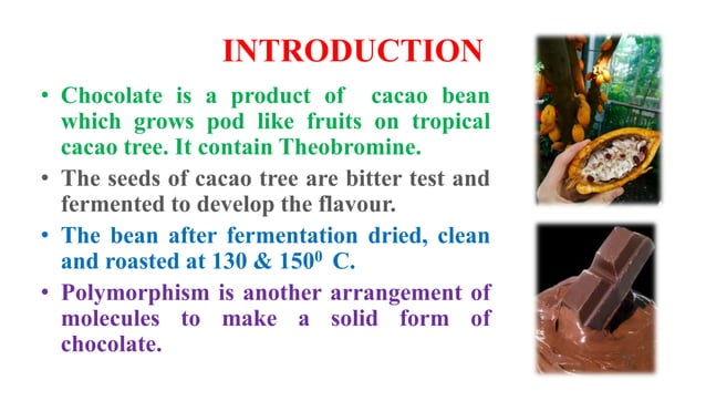 CHOCOLATE ANALYSIS | PPTX