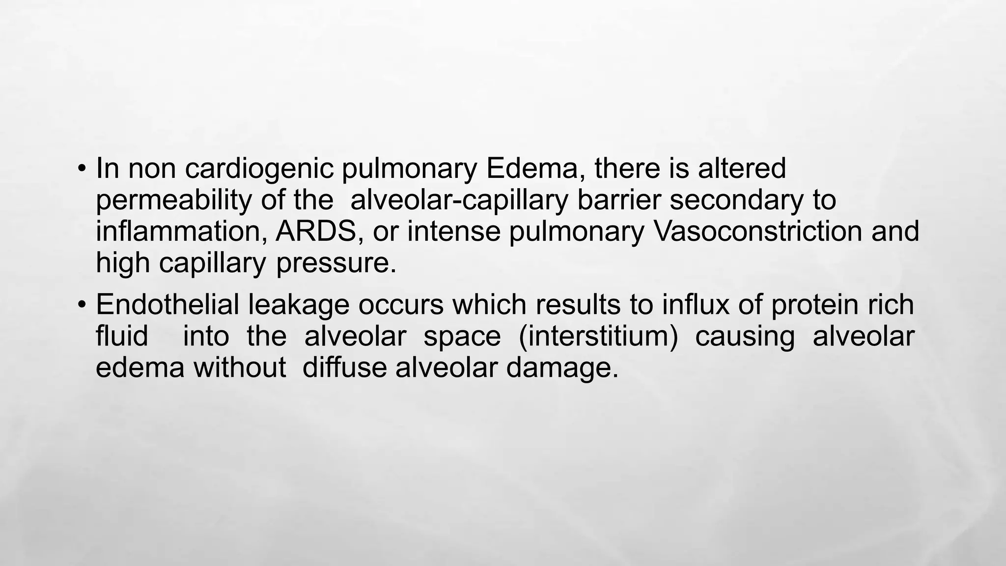 Pulmonary edema | PPTX