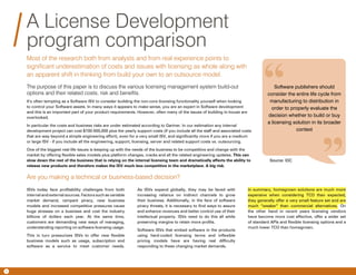 Why Choose the Nalpeiron Licensing Service vs. Building Your Own | PDF