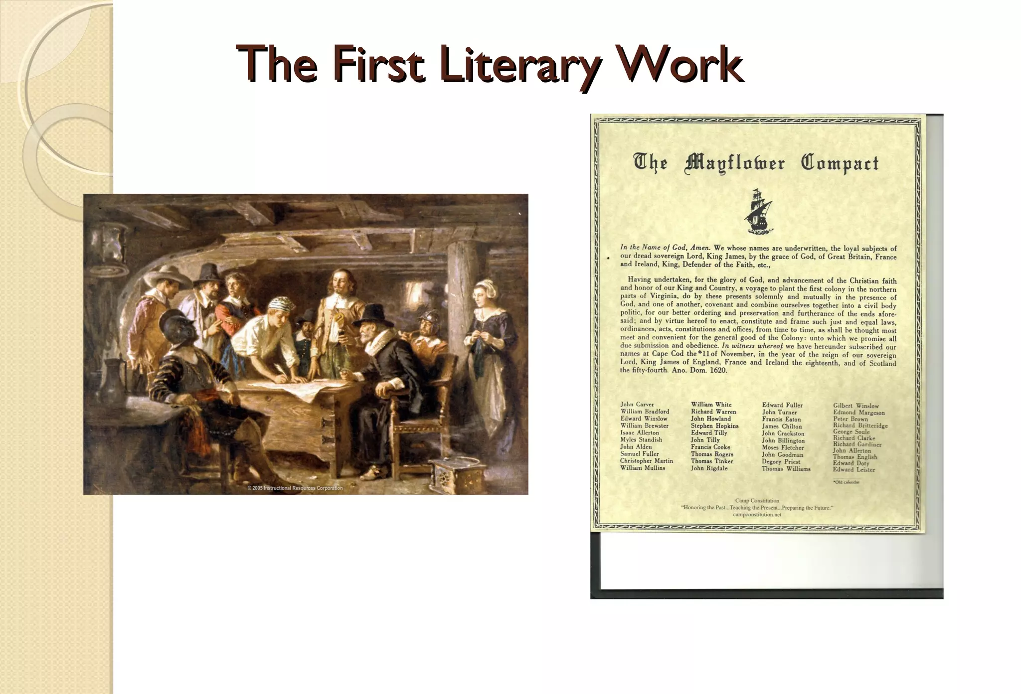 north american literature - colonial time | PPT