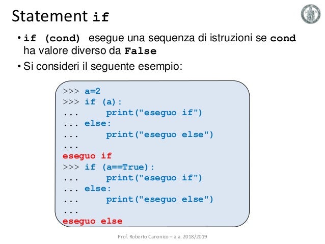Python@Unina - Theory