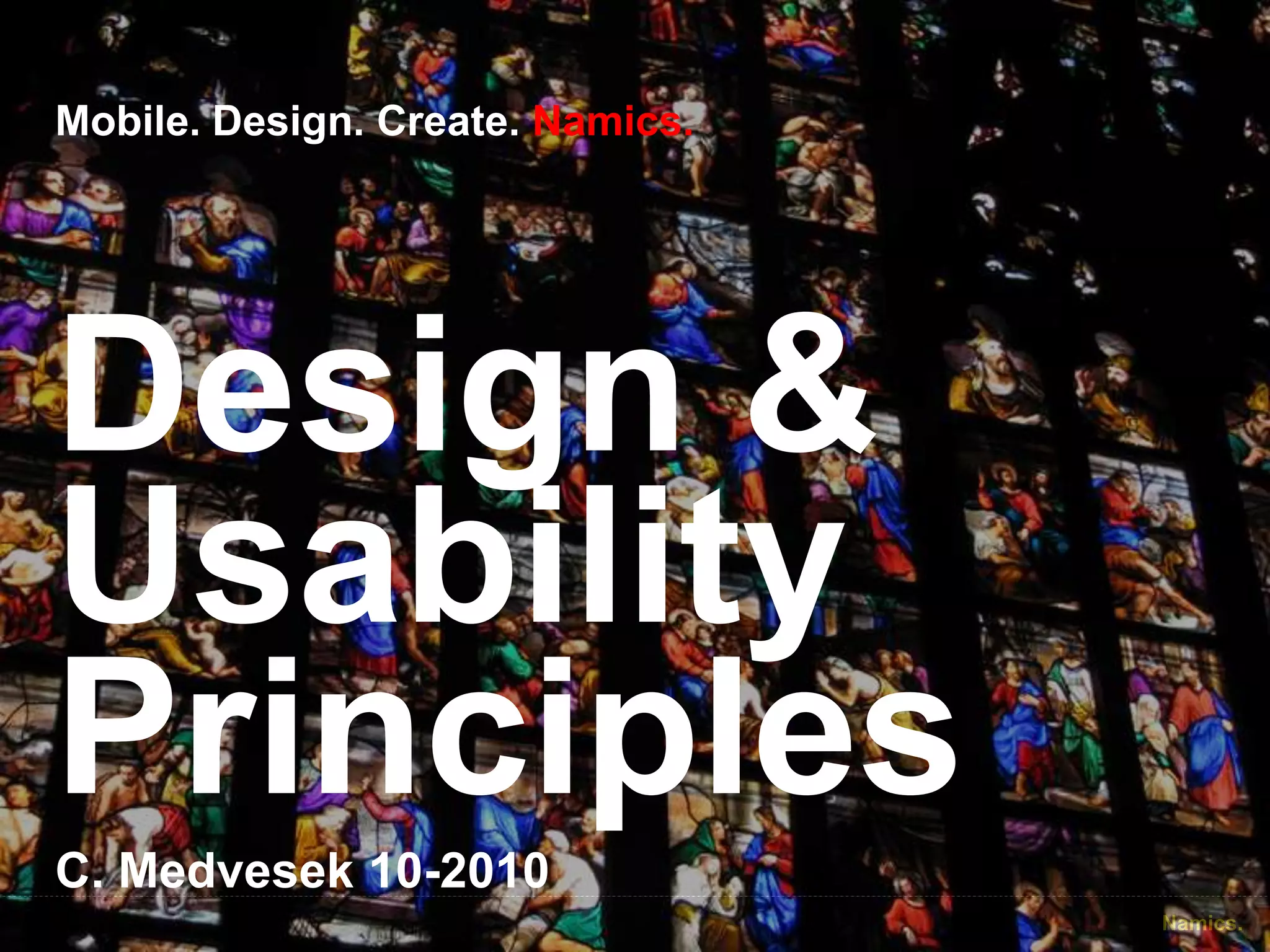 Usability And Design Principles Ppt