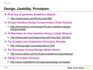 Usability & Design Principles | PPT