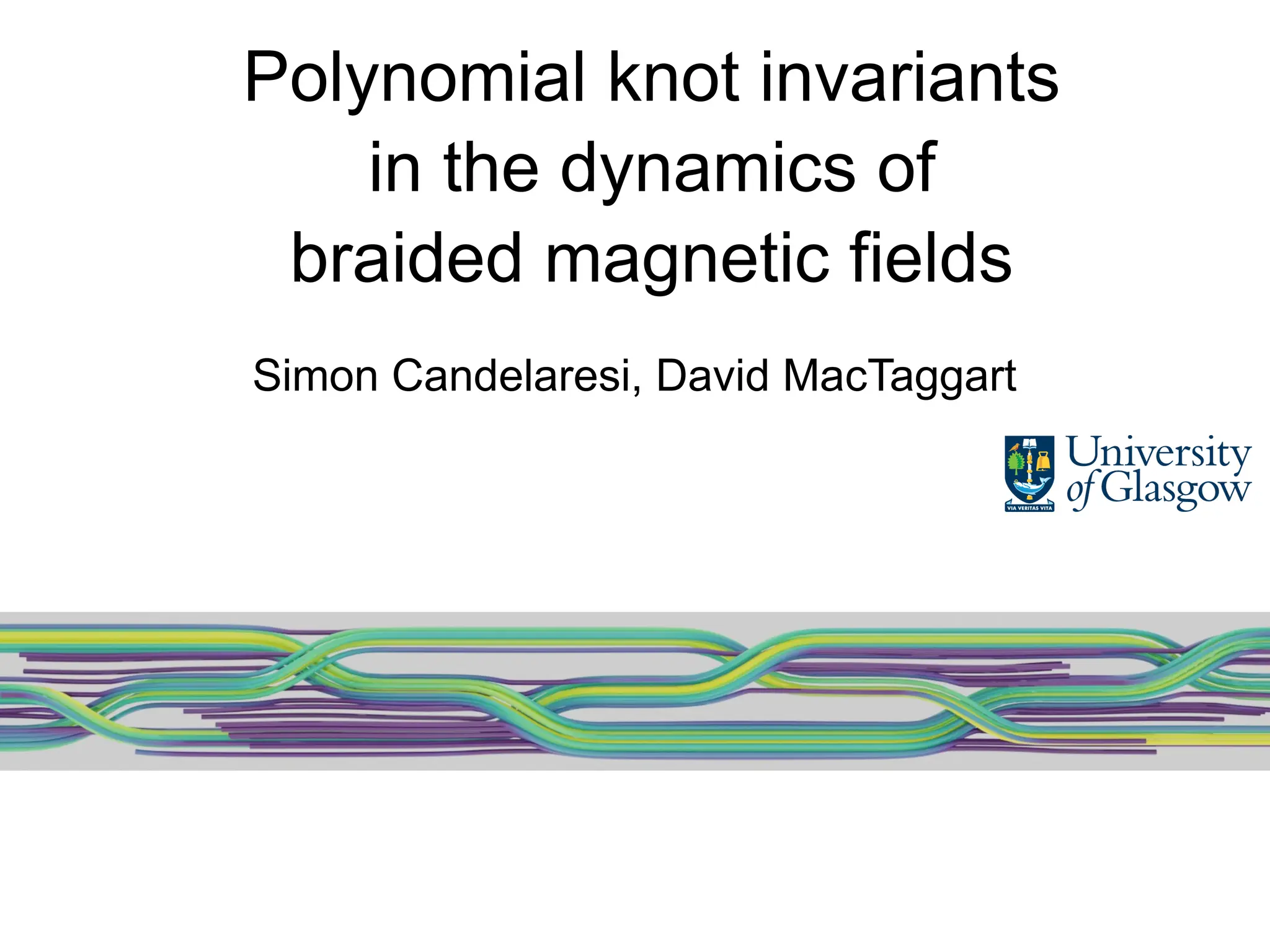 Polynomial knot invariants in the dynamics of braided magnetic fields | PDF