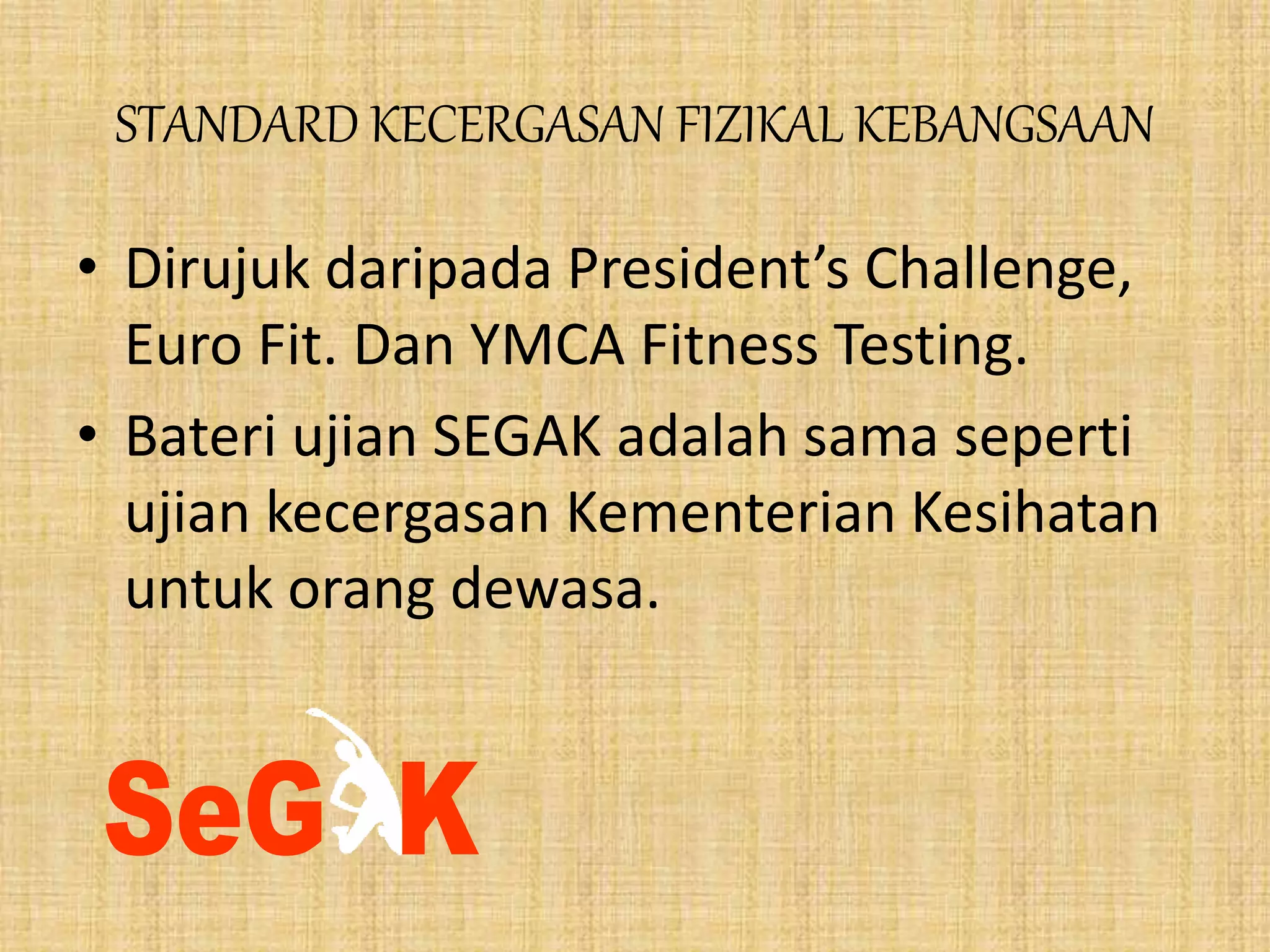 SEGAK bagi semua murid-murid sekolah di Malaysia | PPTX