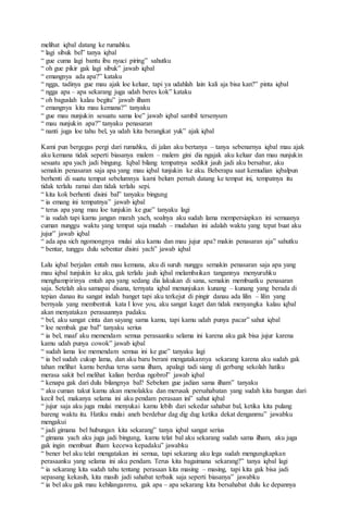 Contoh Macam-macam Teks Kelas IX | DOCX