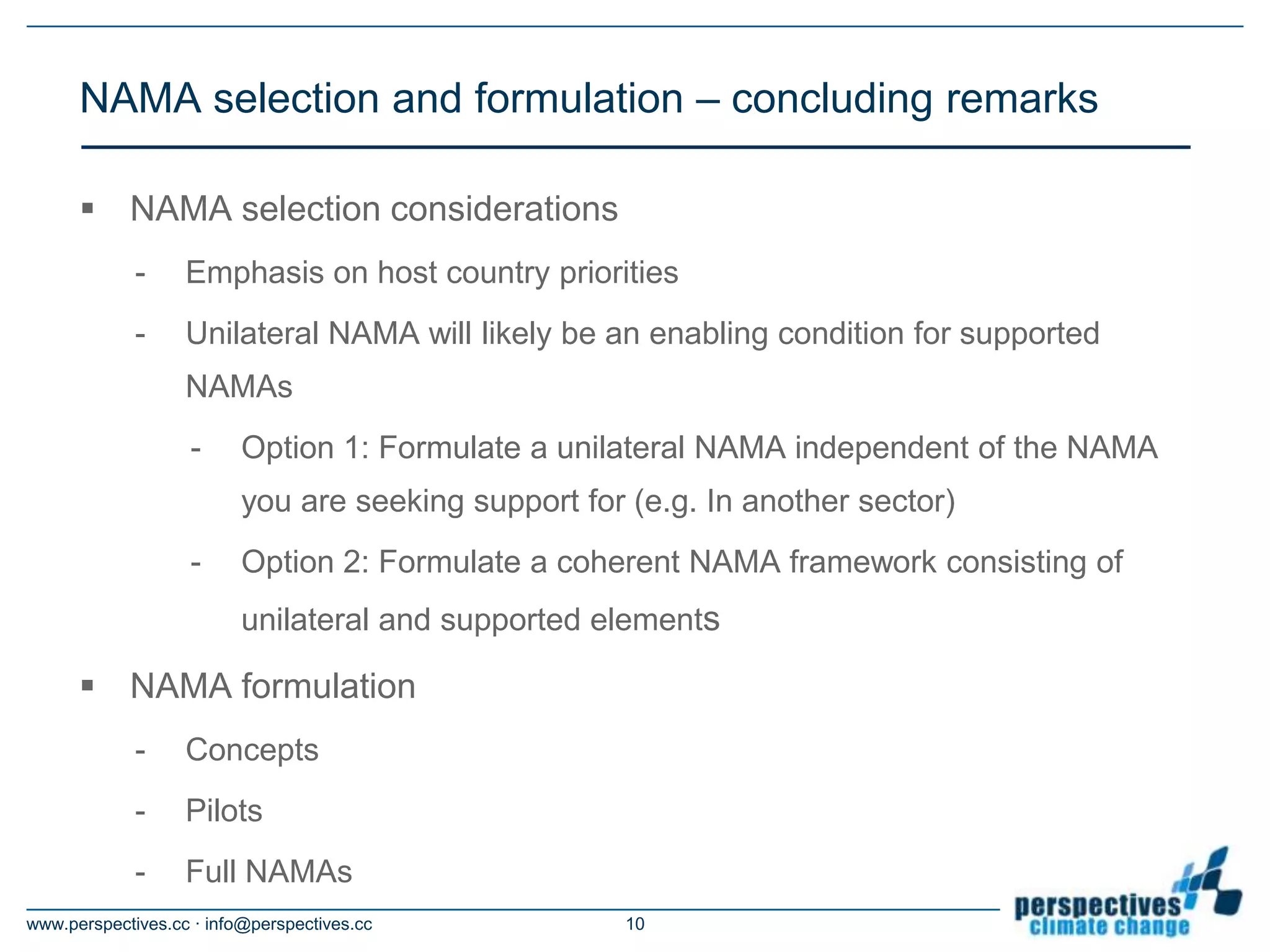 Concept and methodology of nama development | PPT | Free Download