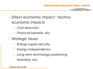 Concept and methodology of nam as development- selection creteria, mrv ...