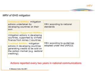 Concept and methodology of nam as development- selection creteria, mrv ...