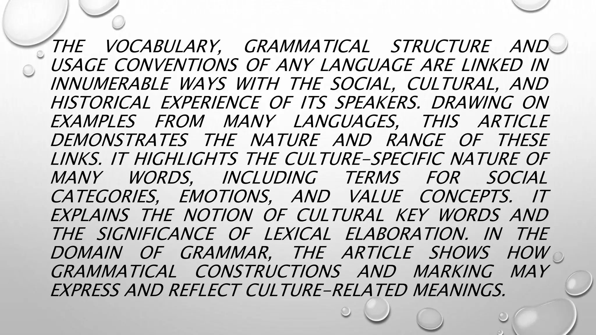 Grammatical structure | PPTX