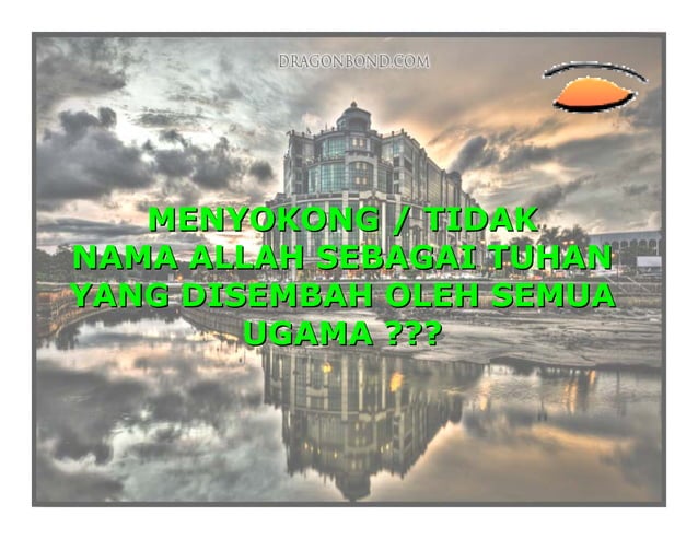 Agama Selain Islam Guna Nama Allah | PPT